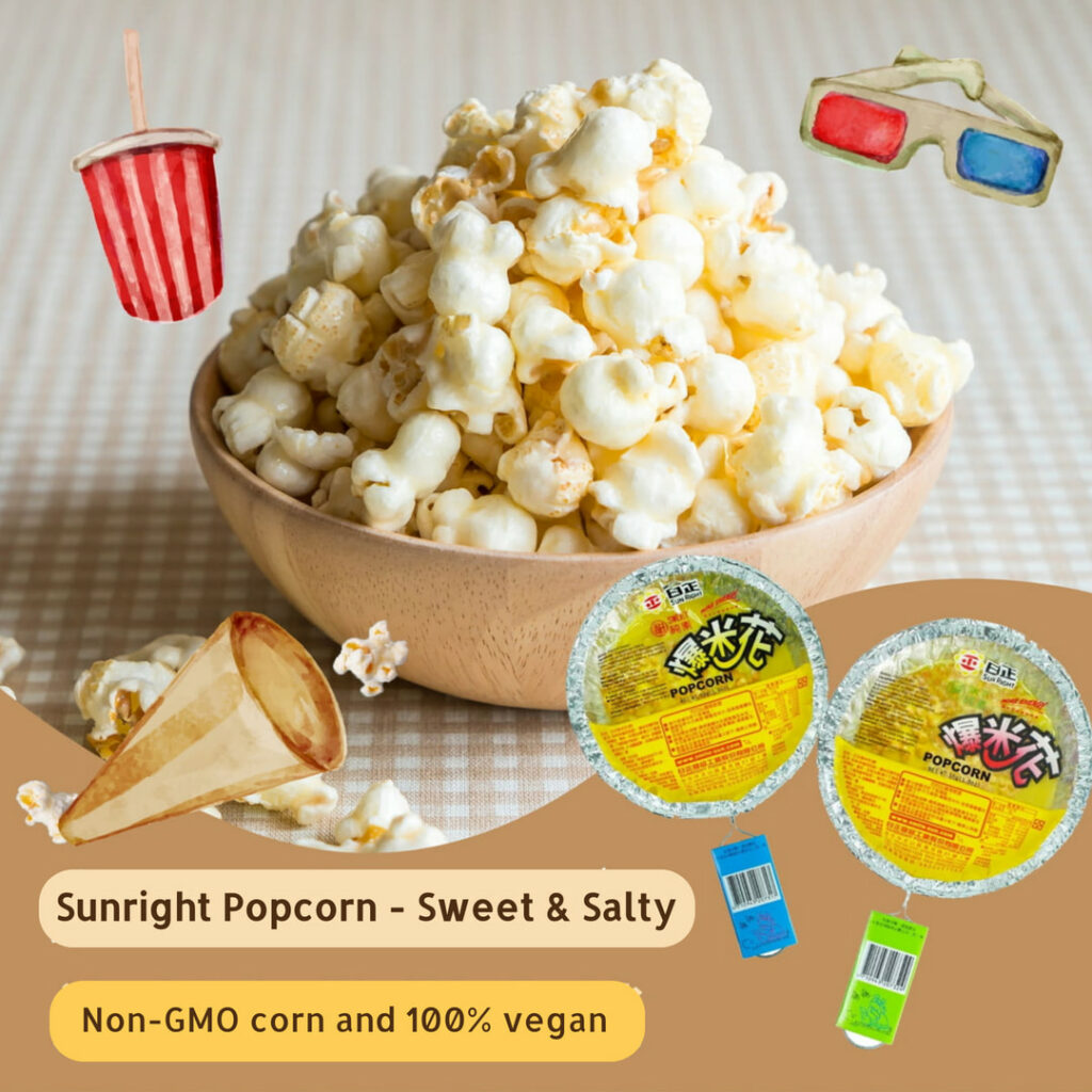 Sunright】Popcorn (Salty) - Sunright Foods
